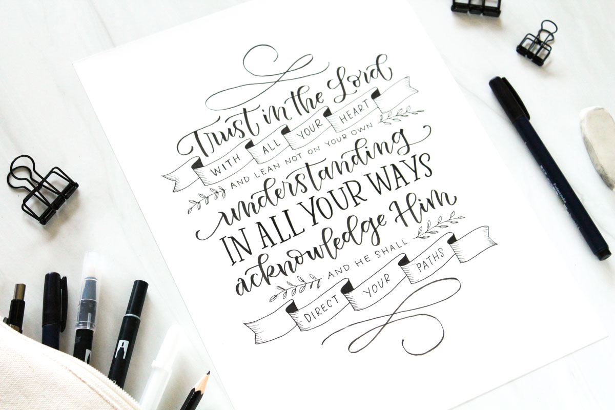 Lettering Embellishment Worksheets – By Heidi Grace